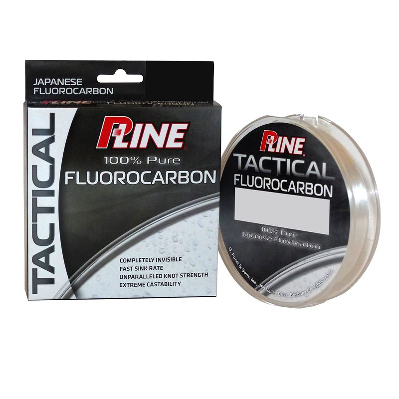 P-Line Tactical Premium Flurorcarbon 200 Yd Filler Spool, 12 lb, Clear ...