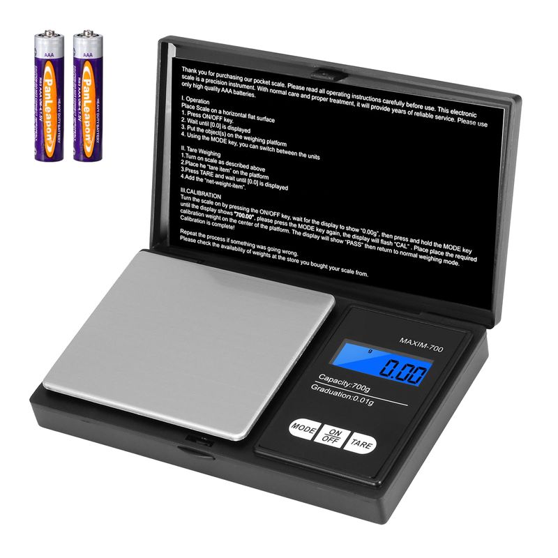 Oderra Mini Scale Digital Kitchen Scales 700g x 0.01g Pocket Scales ...