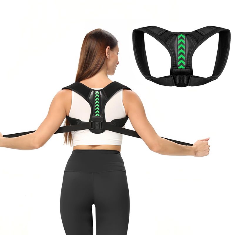 YEVON Back Straightener Posture Corrector Women – Adjustable Elastic ...