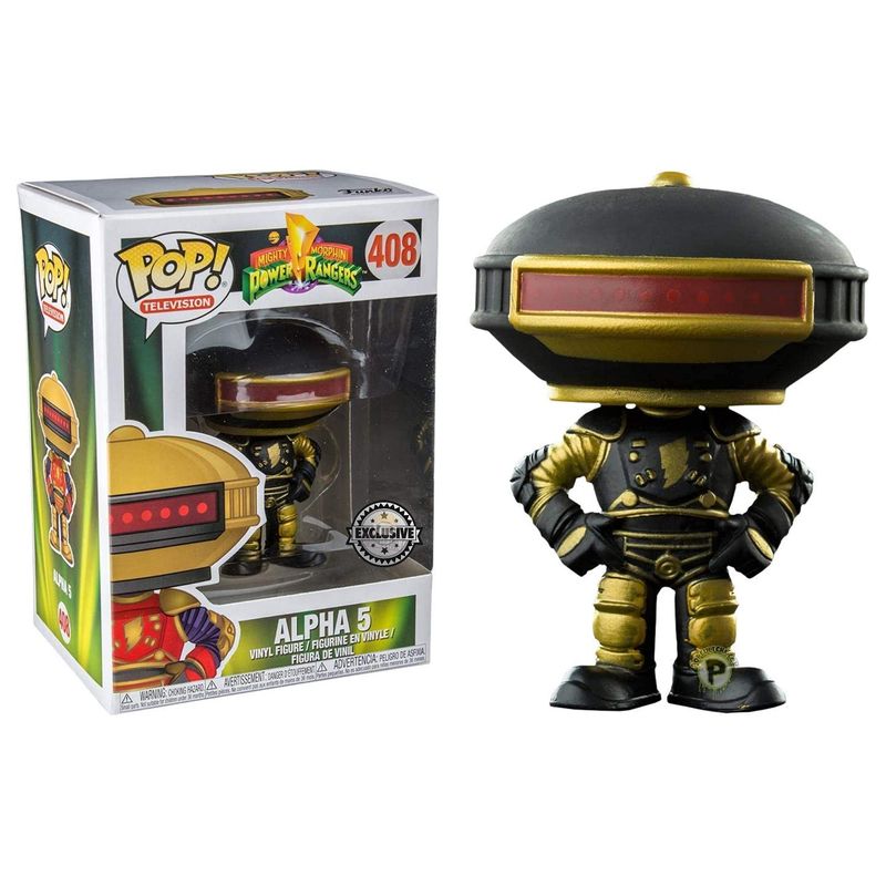 Funko Pop Power Rangers: Black and Gold Alpha 5 Collectible Figure ...