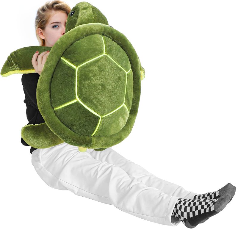 Civaner Turtle Stuffed Animals Sea Turtle Plush, Giant Stuffed Turtle ...