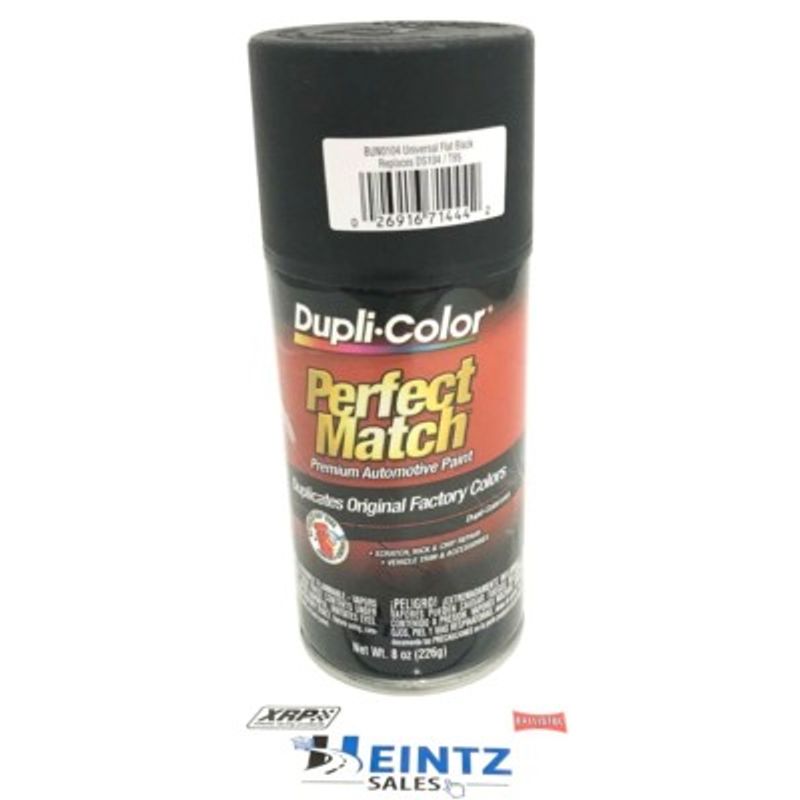 Duplicolor BUN0104 Perfect Match 8oz Automotive Universal Flat Black ...