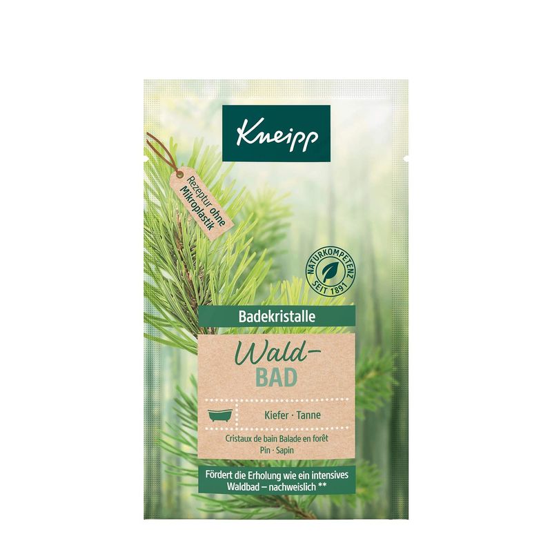 Kneipp Bath Crystals Forest Bath, Pine and Fir, Pack of 12 (12 x 60 g ...
