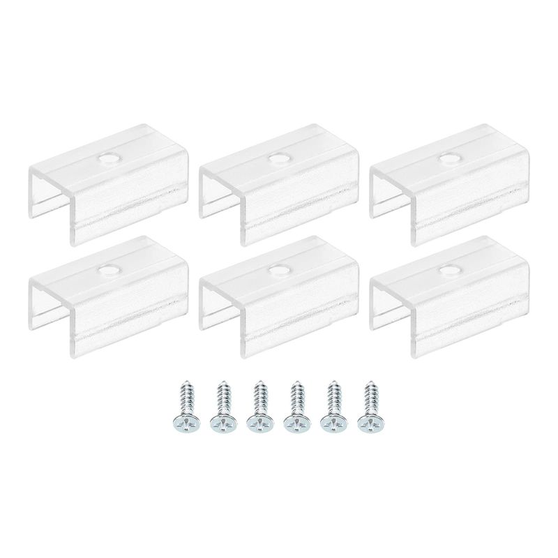 MECCANIXITY Rope Light Mounting Clips, 50 Pack Wall Channel Mounting ...