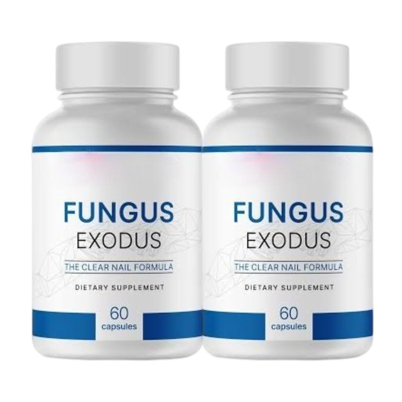 2-Pack Fungus Exodus Pills to Combat Toenail Fungus and Nail Health 120 ...