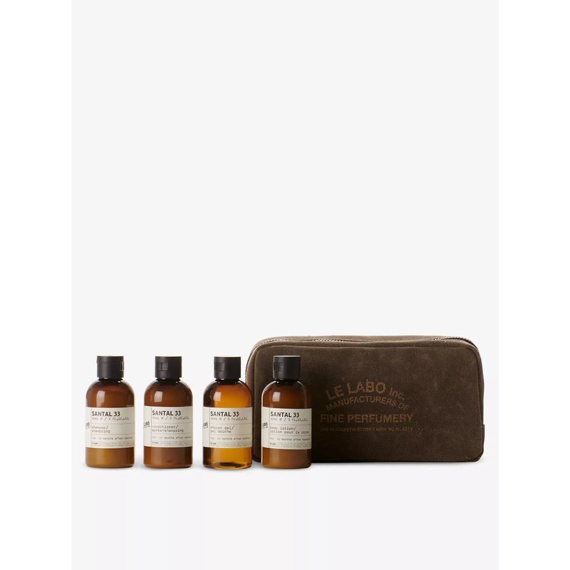 Le Labo Santal 33 Body & Hair Travel Set 4 x 90ml/3.0 fl oz Each ...