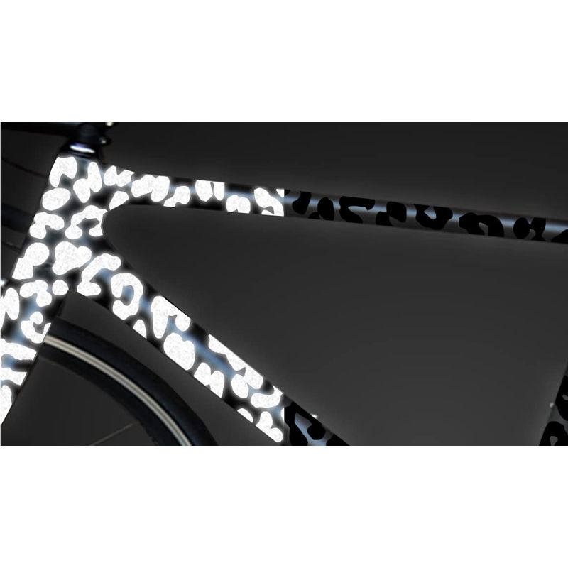 Reflektoraufkleber, Reflexsticker reflektierende Aufkleber schwarz ...