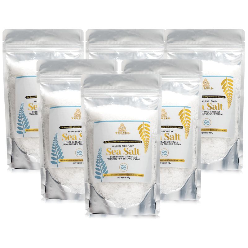 TURNER Flaky Sea Salt, 37 Ounces of Premium Gourmet Sea Salt Flakes ...
