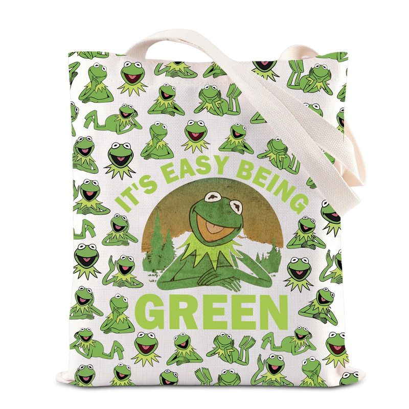 Muppet Movie Merchandise Inspired Tote Bag Kermit Frog Gift It’s Easy ...