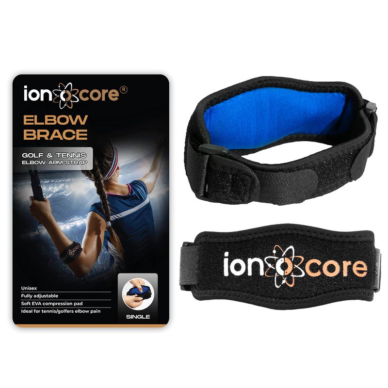 ionocore Tennis Elbow Support Strap - Golfers Elbow Support for Men ...