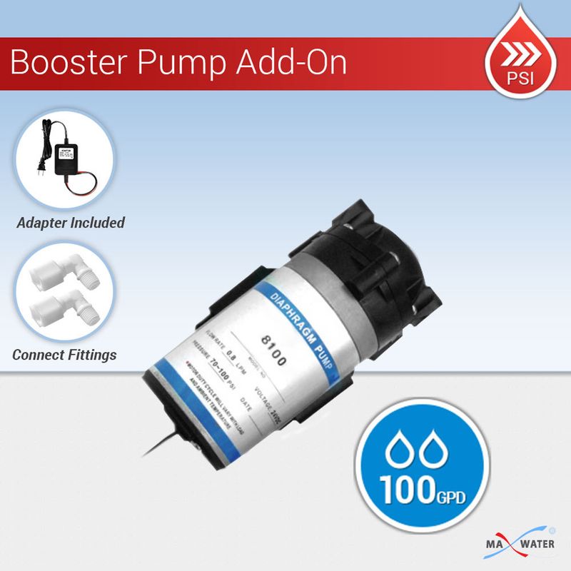 Reverse Osmosis RO 100 GPD Booster Pump + Transformer - Online ...