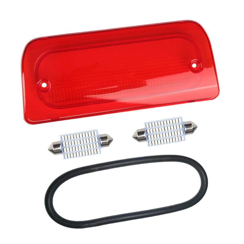 RAVSOFT 3rd Third Brake Light Lens Red Cover with Seal Gasket Extended ...