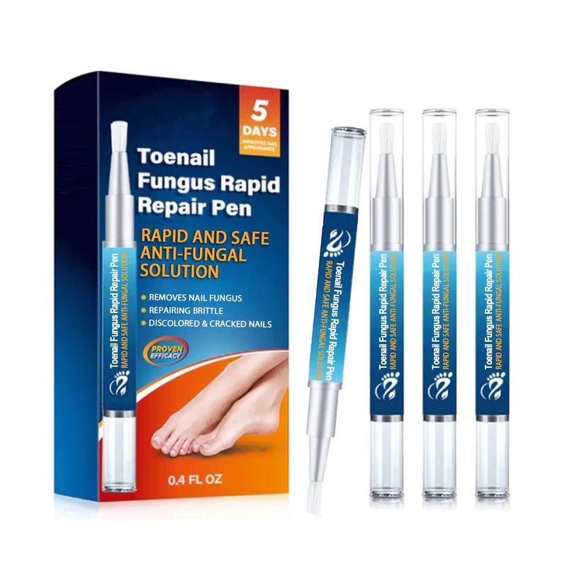 Fungal Nail Treatment Pen - 4Pcs Toenail Fungus Treatment Pen - 2in1 ...