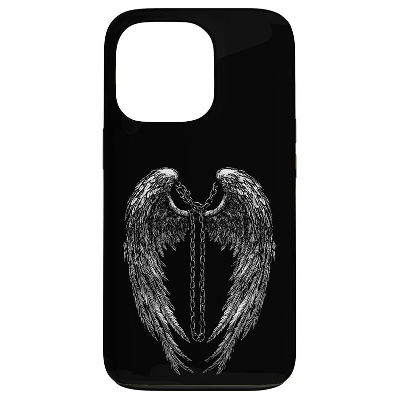 Grunge Chained Angel Wings Gothic Edgy Emo Case for iPhone 13 Pro ...