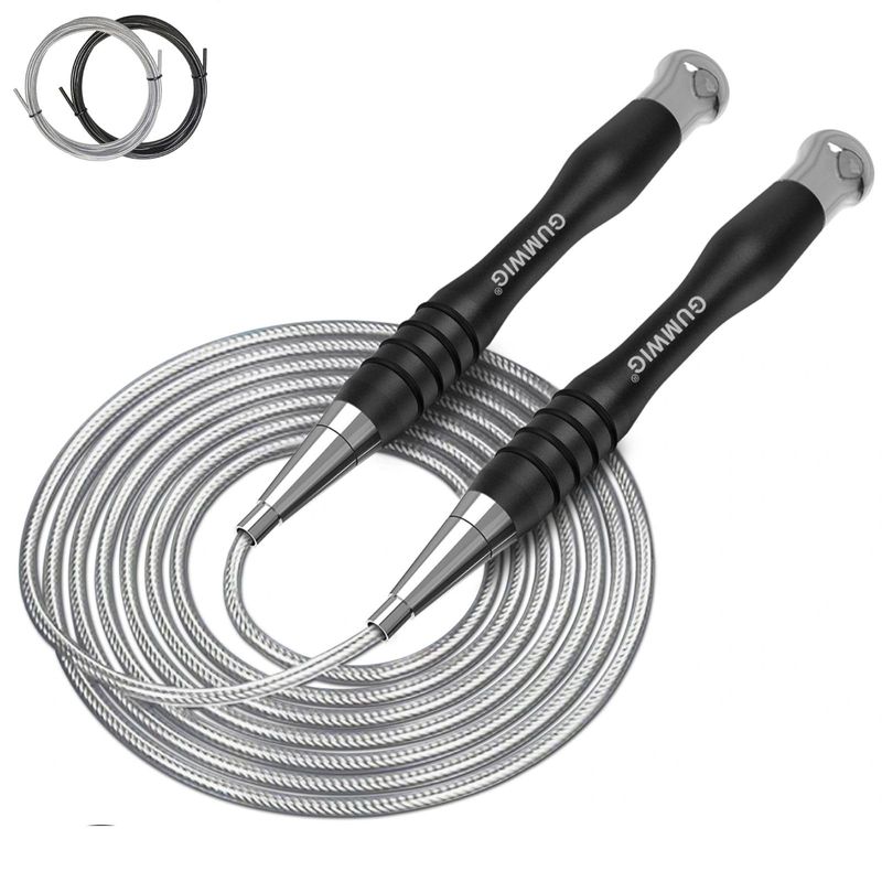 GUMWIG High Speed Jump Rope for Adults Men Women, Double Under Jumping ...