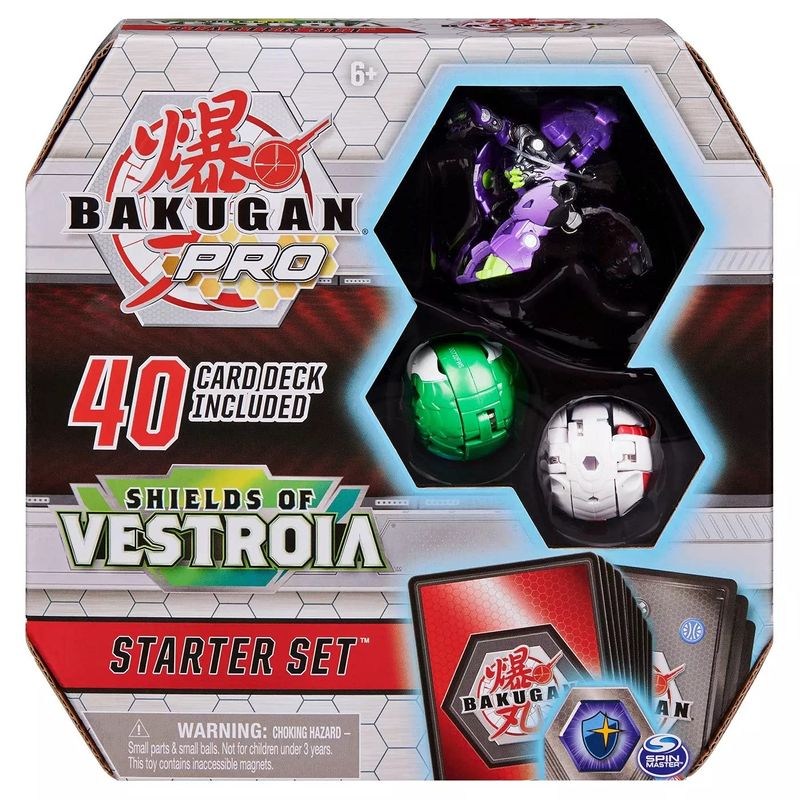 Bakugan Pro, Shields of Vestroia Starter Set with Transforming ...