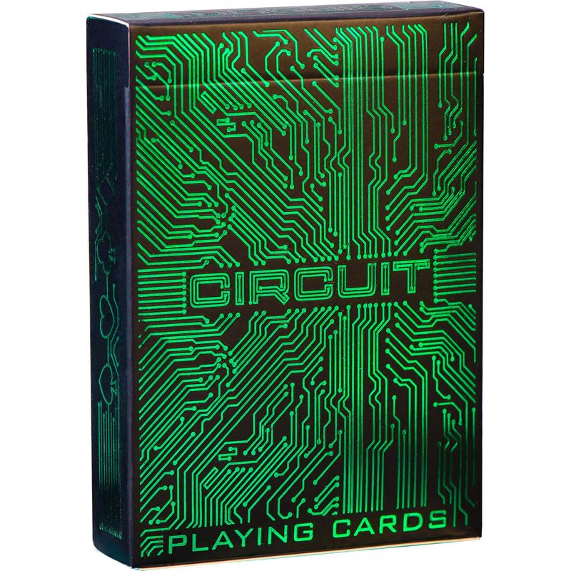 Circuit Neon Green Playing Cards with Free Card Game eBook, Creative ...