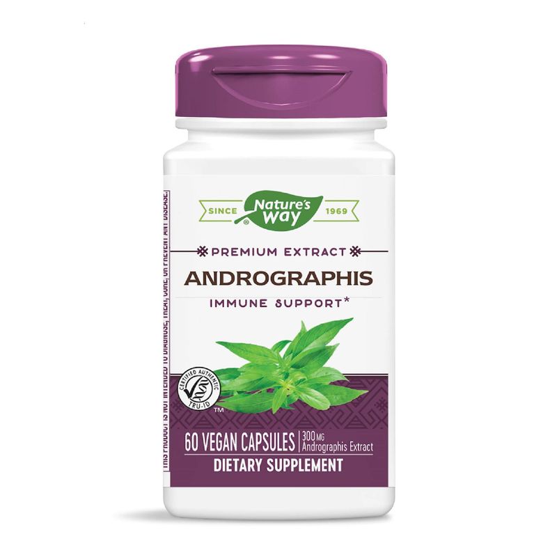 Nature's Way Premium Extract Andrographis, Immune Support*, 300 mg ...