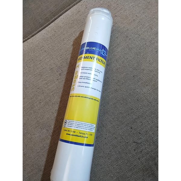 Pure Blue H20 Reverse Osmosis Filters, Stage 1 Sediment NEW Sealed ...