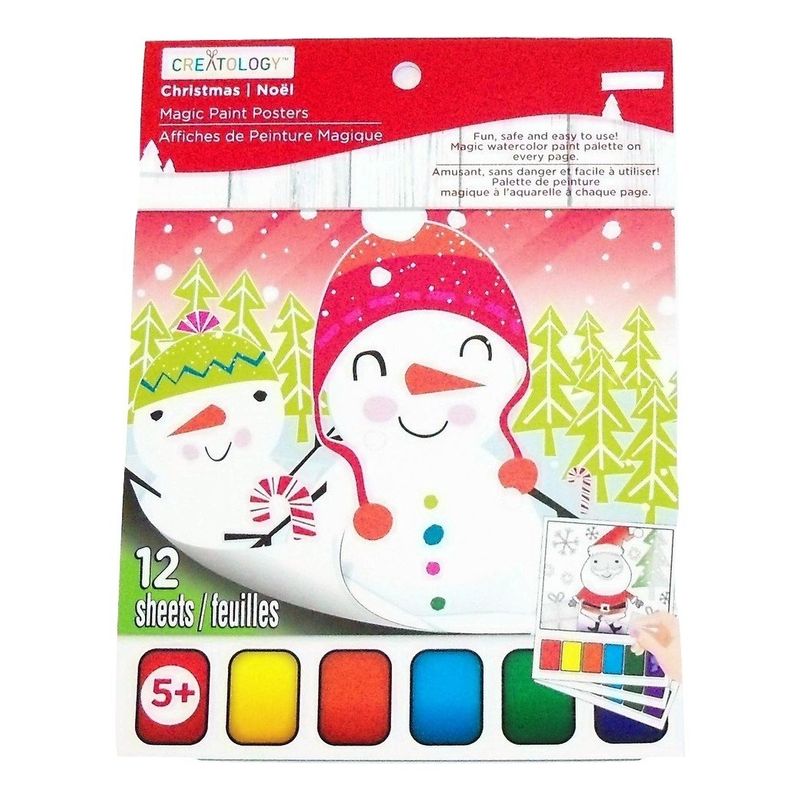 Creatology Magic Paint Posters ~ Christmas Edition (Jolly Snowman ...