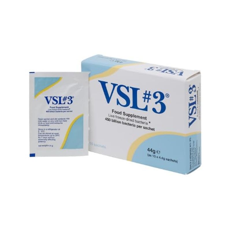VSL#3 High-Concentration Probiotic Supplement (30 sachets) for Gut ...