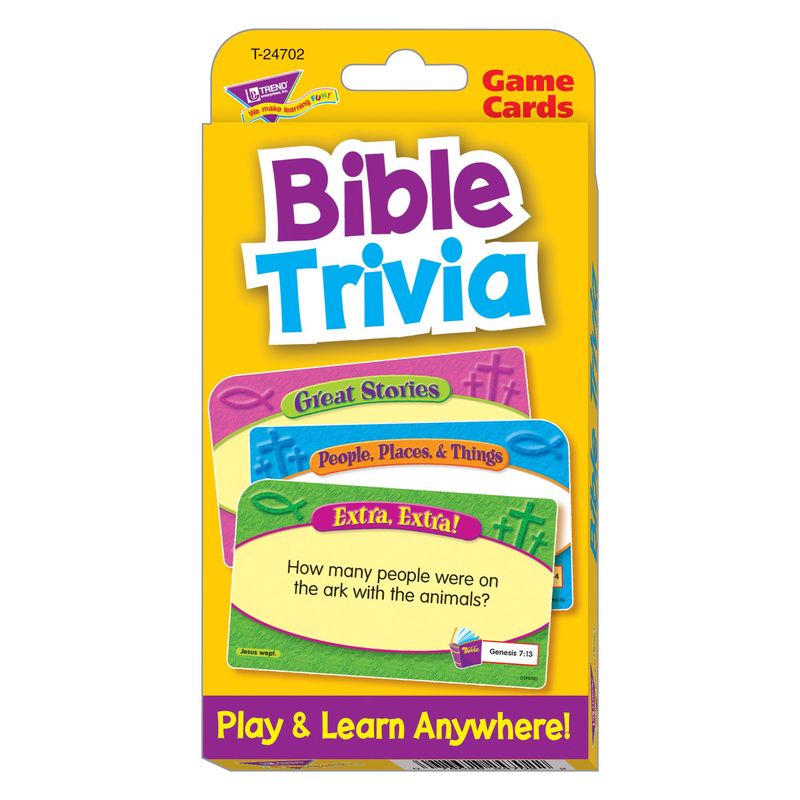 Trend Enterprises Bible Trivia Flash Cards - Online Marketplace ...