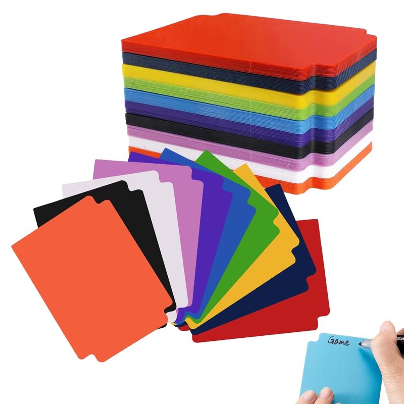 Card Dividers, 95 x 70 mm Standard Size Card Dividers, Pack of 100 ...