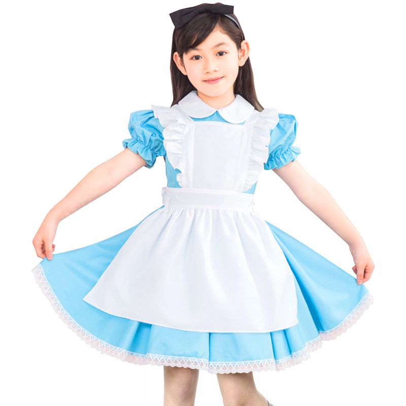 [Anna Mu] Halloween Costume for Kids, Alice in Wonderland, Alice Made ...
