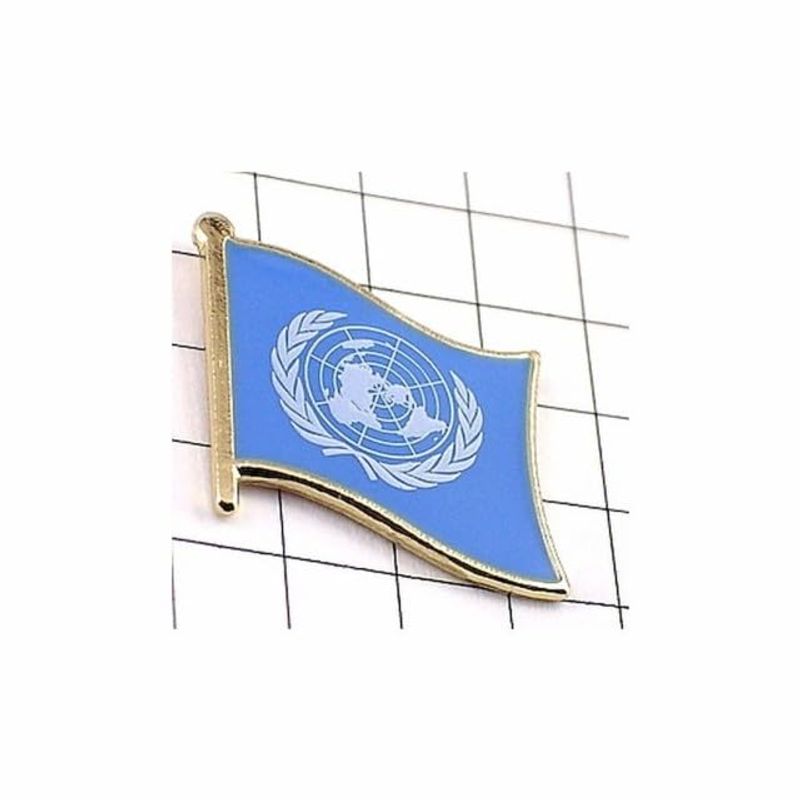 United Nations UN United Nations United Nations Blue Flag with Deluxe ...