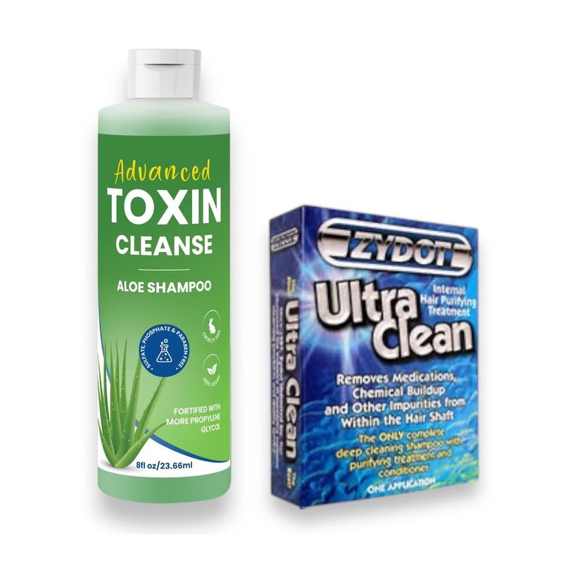 Advanced Toxin Cleanse Shampoo Hair Detox Follicle Testing w/ Zydot ...
