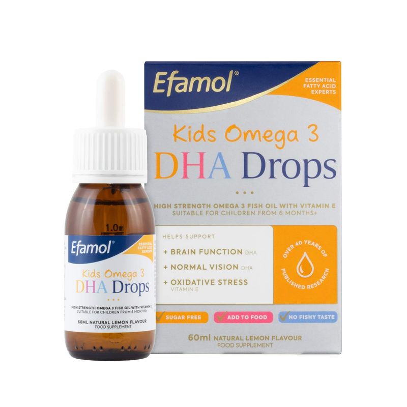 Efamol Kids Omega 3 DHA Drops | Omega 3 for Kids | Brain Supplement to ...