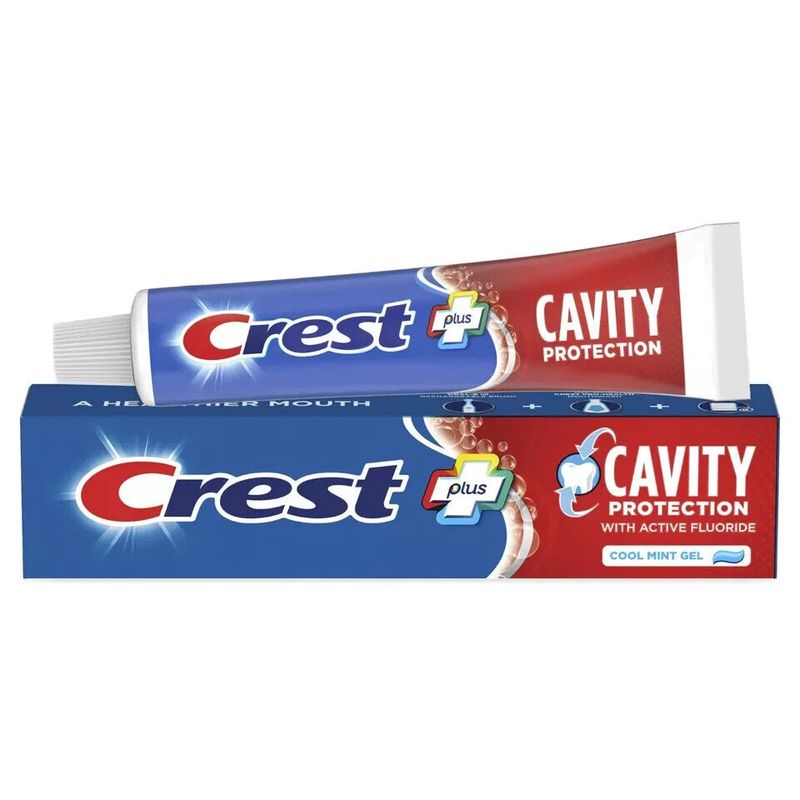 Crest Toothpaste Liquid Gel Cavity Protection, Mint Flavor, 8.2oz each ...