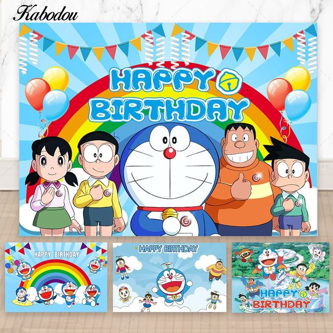 Doraemon Birthday Card