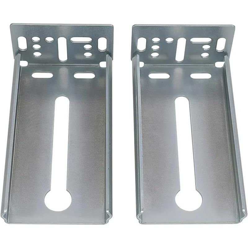Rear Mounting Brackets for Drawer Slide 1 Pair Cabinet Drawer Bracket ...