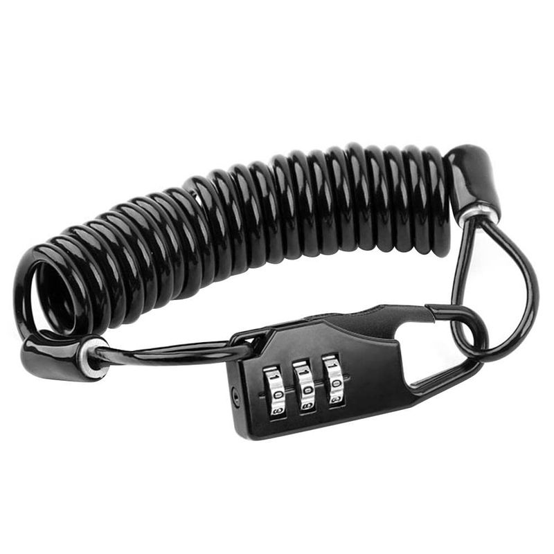 YFFSFDC Helmet Lock, Φ0.1 x 47.2 inches (2.5 x 1200 mm), Helmet Holder ...