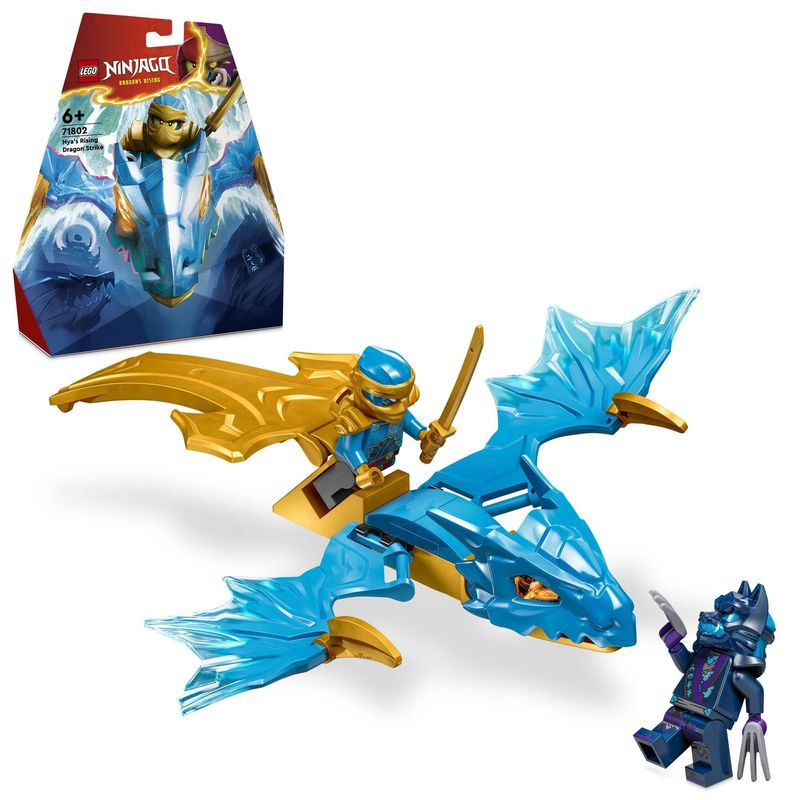 LEGO 71802 Ninjago 71802 Meow Rising Dragon Toy Toy Present, Blocks for ...
