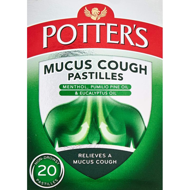 Potter's Mucus Cough Pastilles, Non-Drowsy - EveryMarket