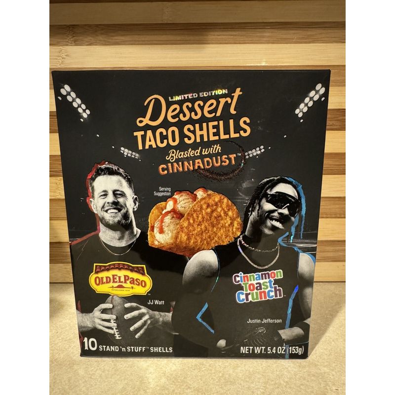🌮LIMITED TO 1000🌮Old El Paso Cinnamon Toast Crunch Dessert Taco Shells ...