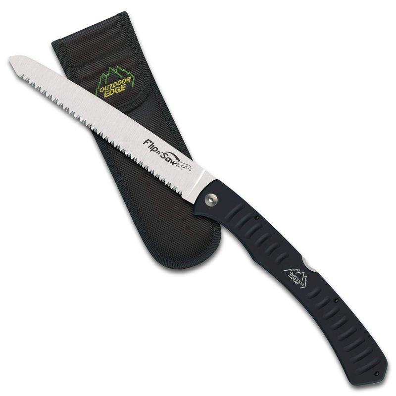 Outdoor Edge 7.0" Flip N' Saw - Lightweight Folding Aluminum Handle ...