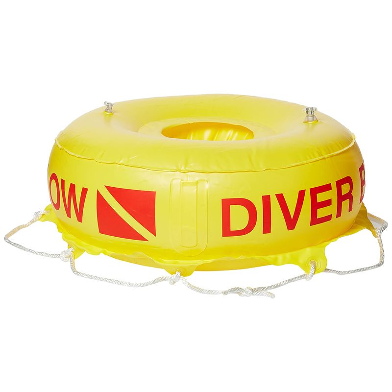 Scuba Choice Scuba Diving Deluxe Diver Below Inflatable Float and Flag ...