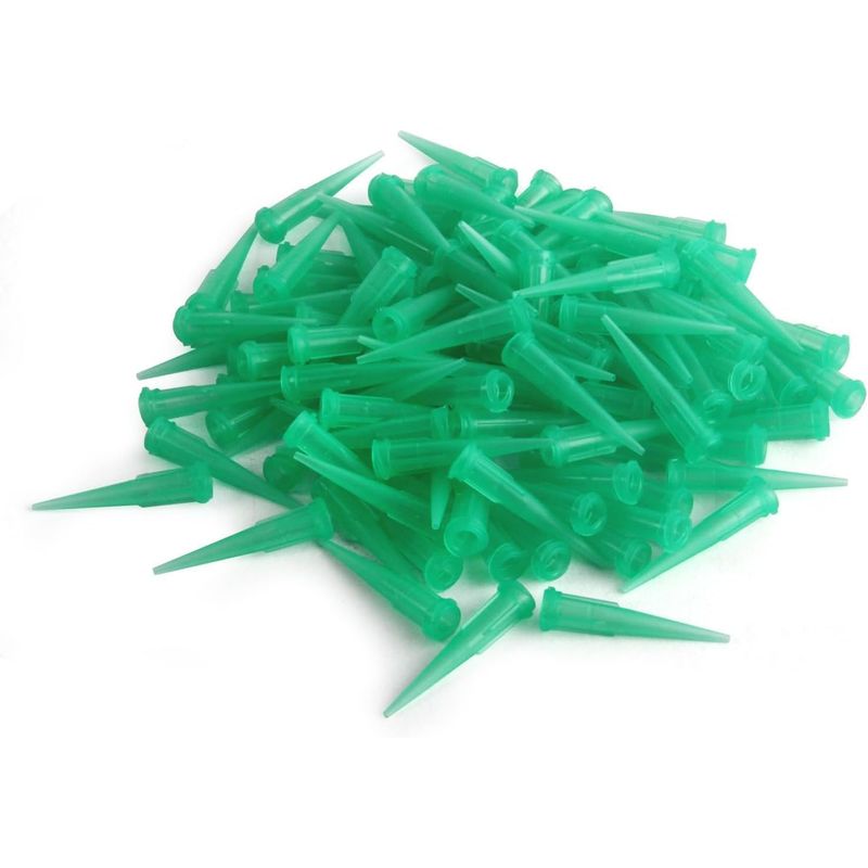 Utoolmart 100pcs 18Ga Plastic Tapered Pinhead Blunt Tip Glue Dispenser Needles Industrial ...