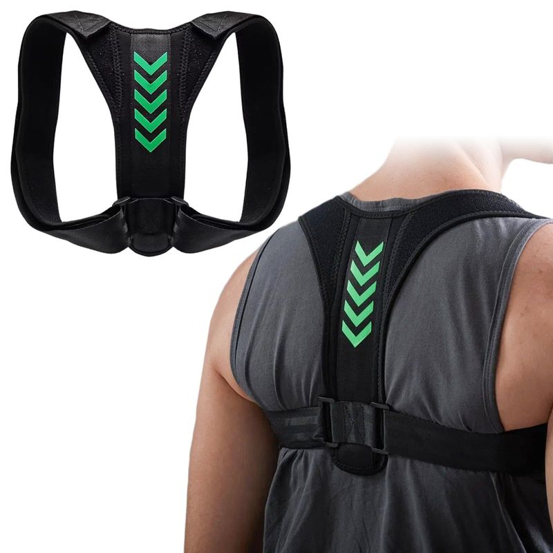 Back Straightener, Posture Corrector for Men & Women, Adjustable ...