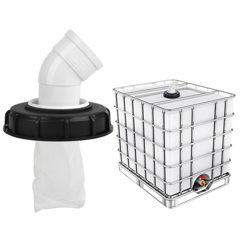 45° IBC Filter With Lid for Rain Water Tank Plastic Filter Cover ...