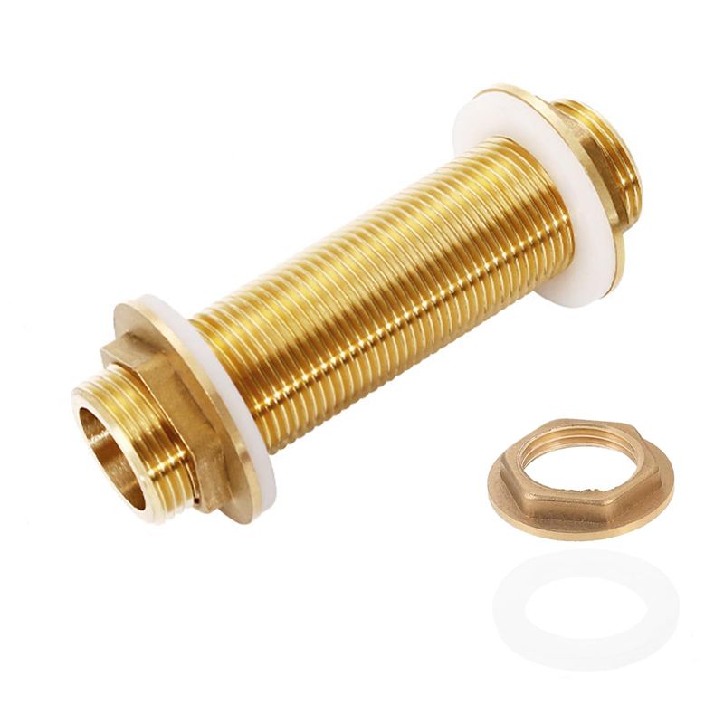 NAMIC Solid Brass Bulkhead Fitting, G3/4 Außengewinde, 100mm, Messing ...