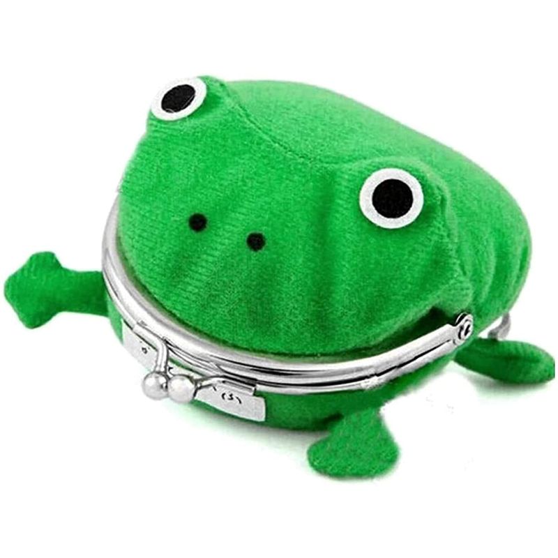 Bestmaple Frog Wallet Anime Cartoon Wallet Coin Purse Manga Flannel ...