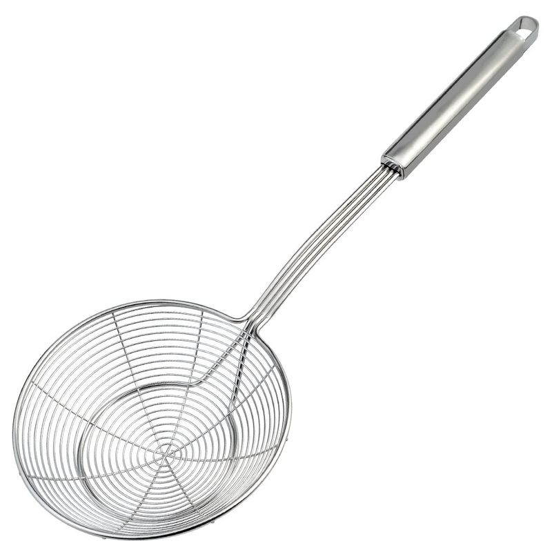 cnomg Stainless Steel Skimmer Strainer, Wire Skimmer with Spiral Mesh ...