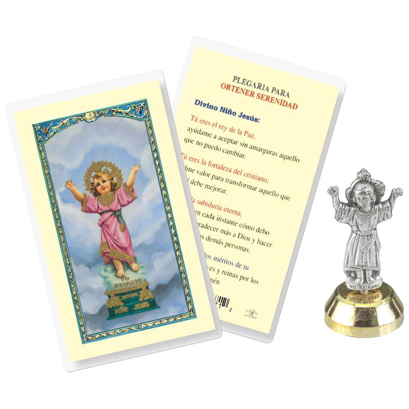 Mini Divino Nio Jesus Estatua (2 Inch) - Made in Italy Sto Nino Statue ...