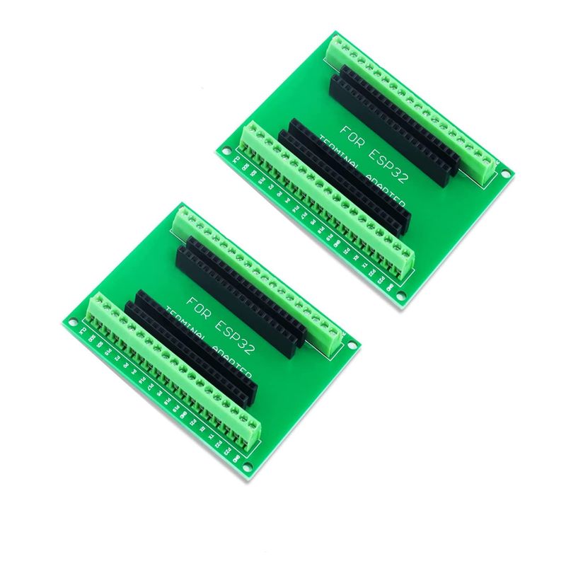 DUBEUYEW ESP32S Breakout Board GPIO 1 into 2 for 38PIN Wide Version ESP32 ESP-WROOM-32 ...