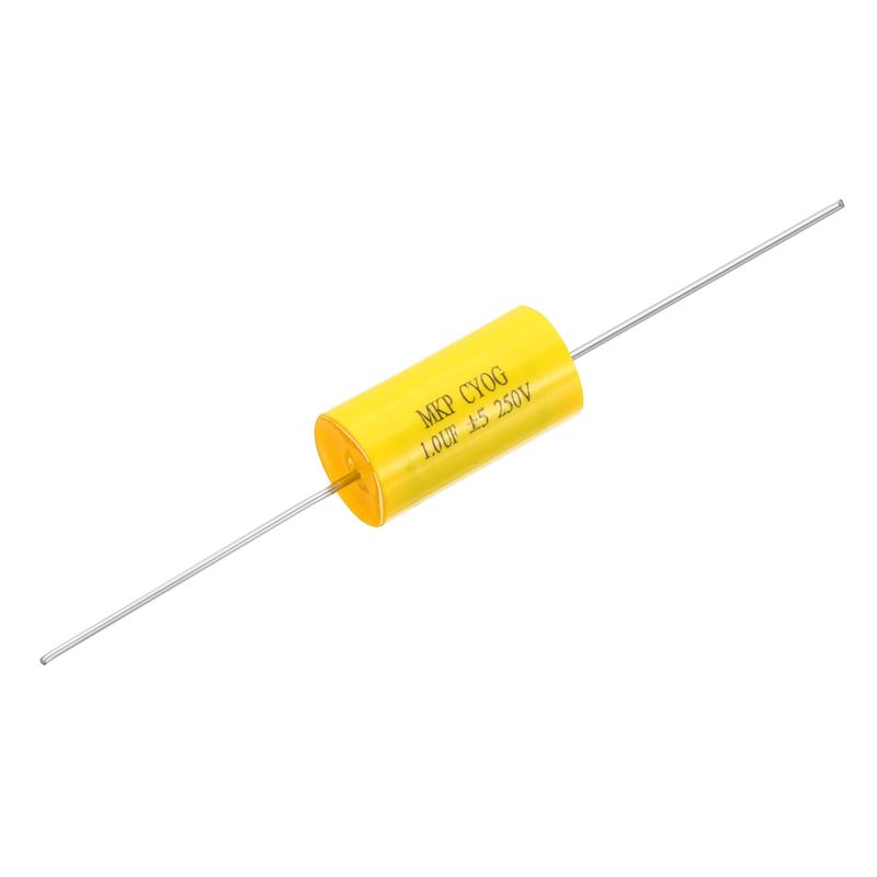PATIKIL 1uF 250 V Frequency Divider Capacitor, 1 Pcs Axial Audio ...