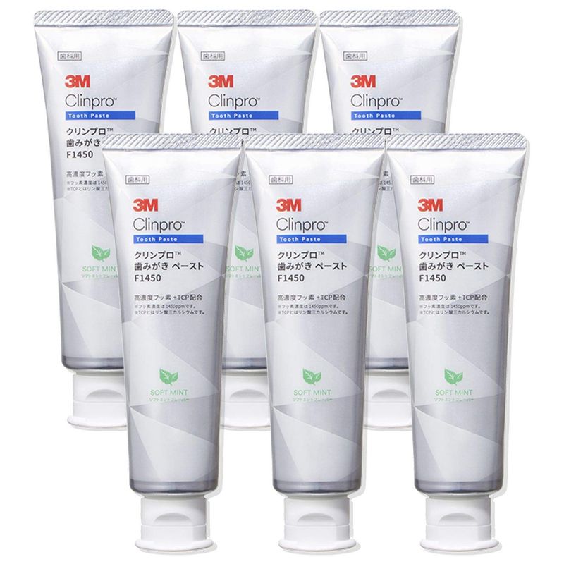 3M Clinpro Toothpaste F1450 Soft Mint Flavor, 3.2 oz (90 g) x 6 Bottles - Online Marketplace ...